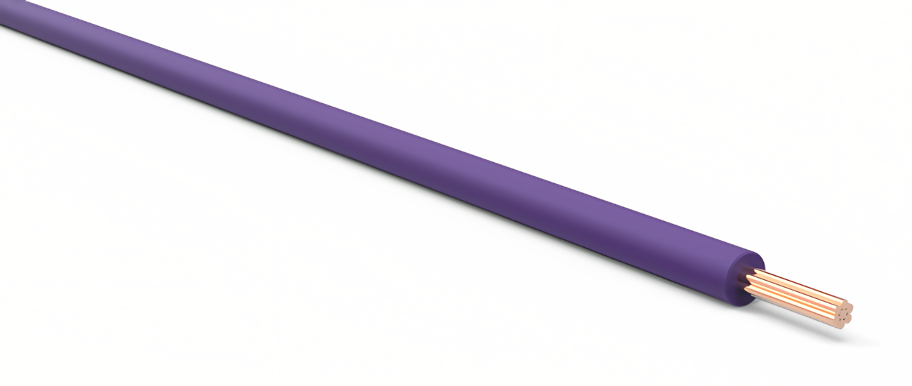 22 Gauge Purple Automotive TXL Wire Per Ft – LSwiring