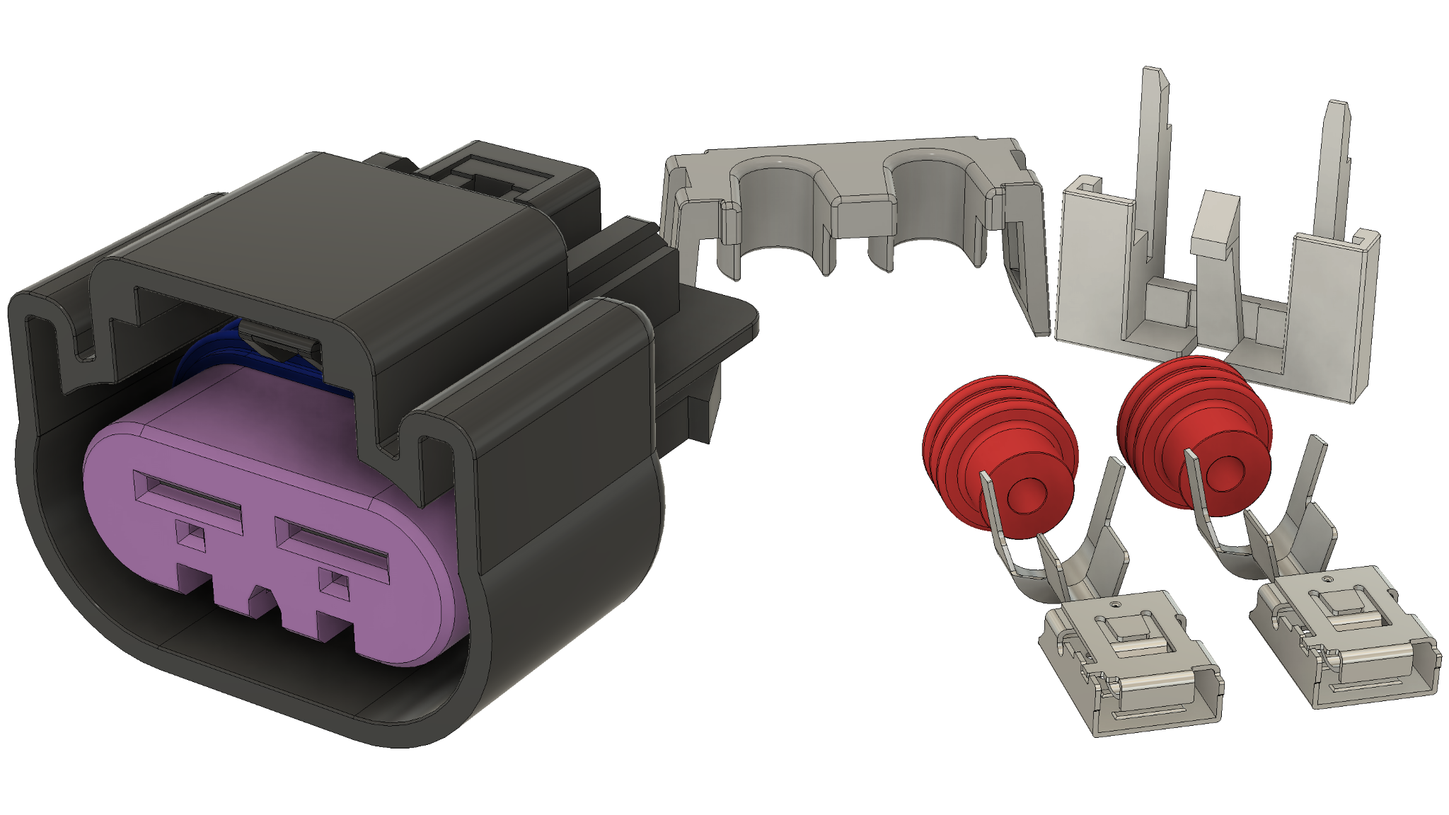 Electric Fan Motor Connector Kit (2) – LSwiring
