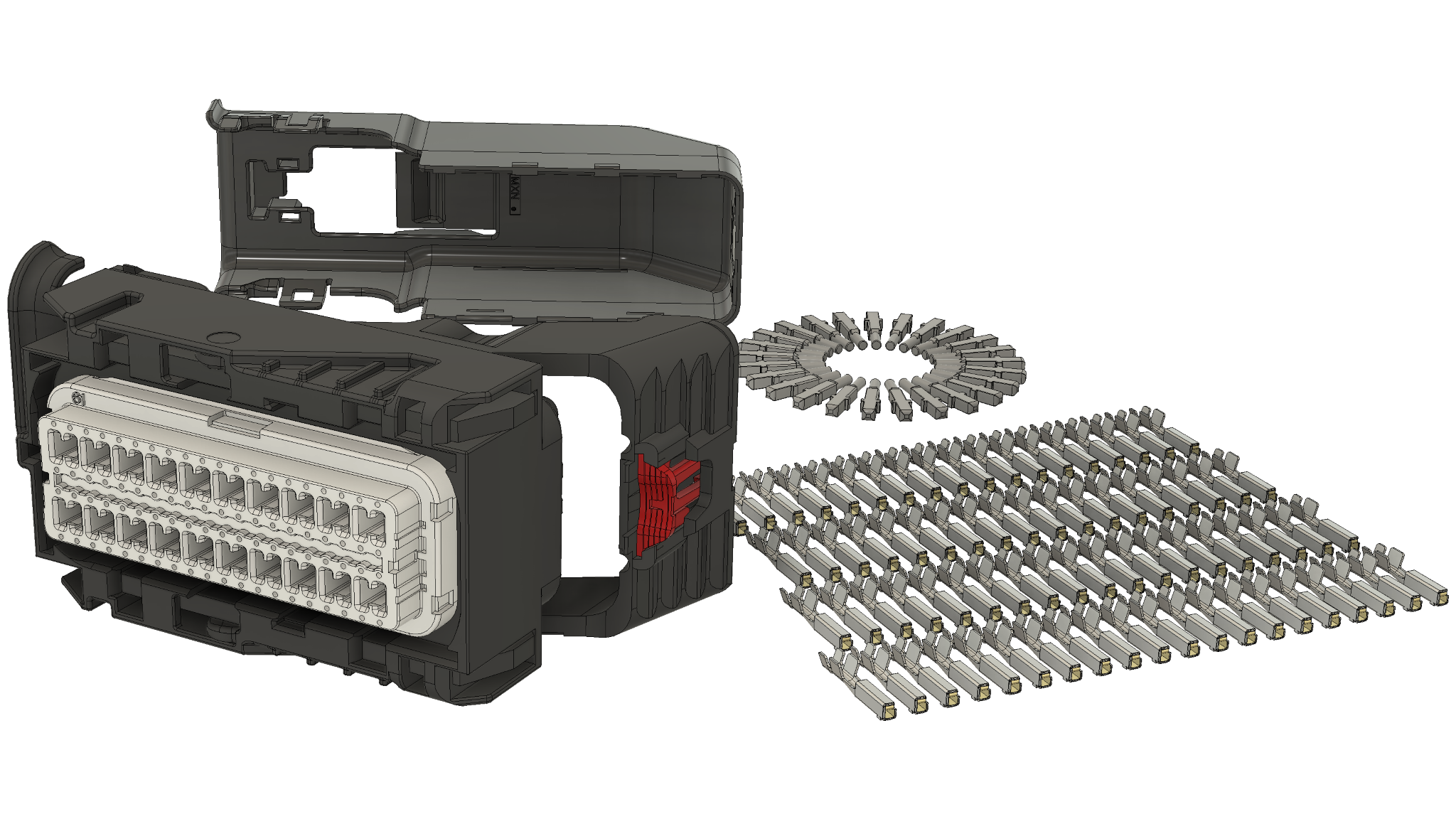 Engine Control Module (ECM) 2006 2016 E38 X2 Gray Connector Kit – LSwiring