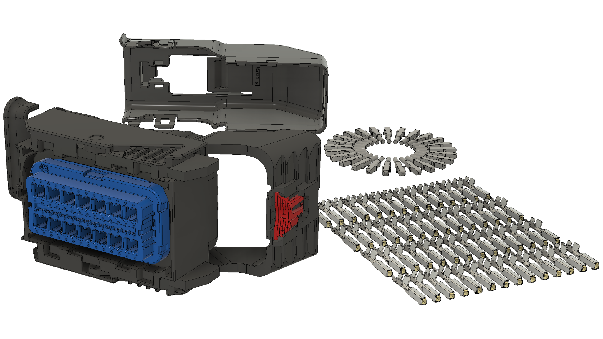 Engine Control Module (ECM) 2011 2020 E78 X1 Blue Connector Kit – LSwiring